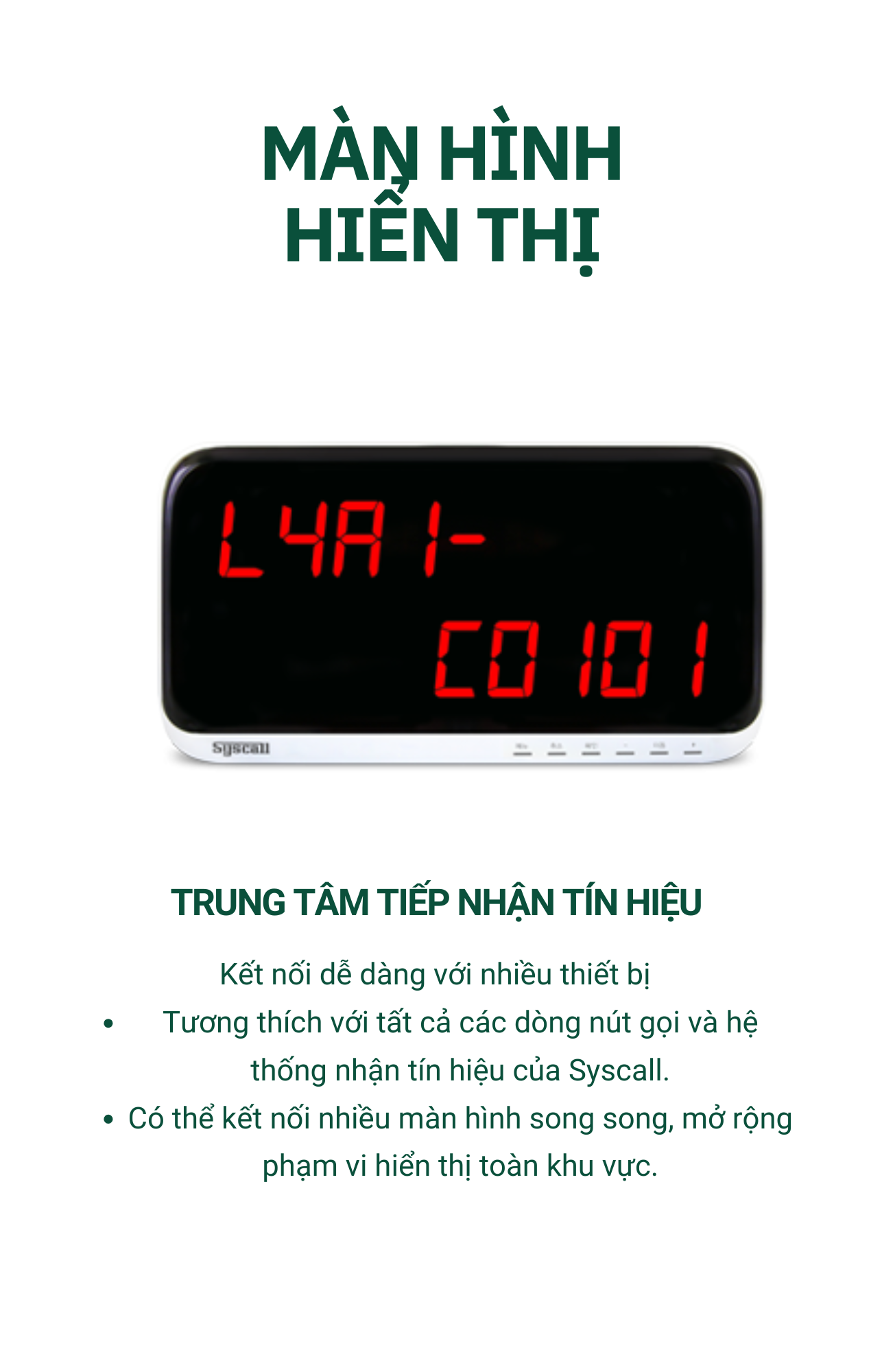 CHUÔNG PHỤC VỤ ST-900 | Syscall Viet Nam